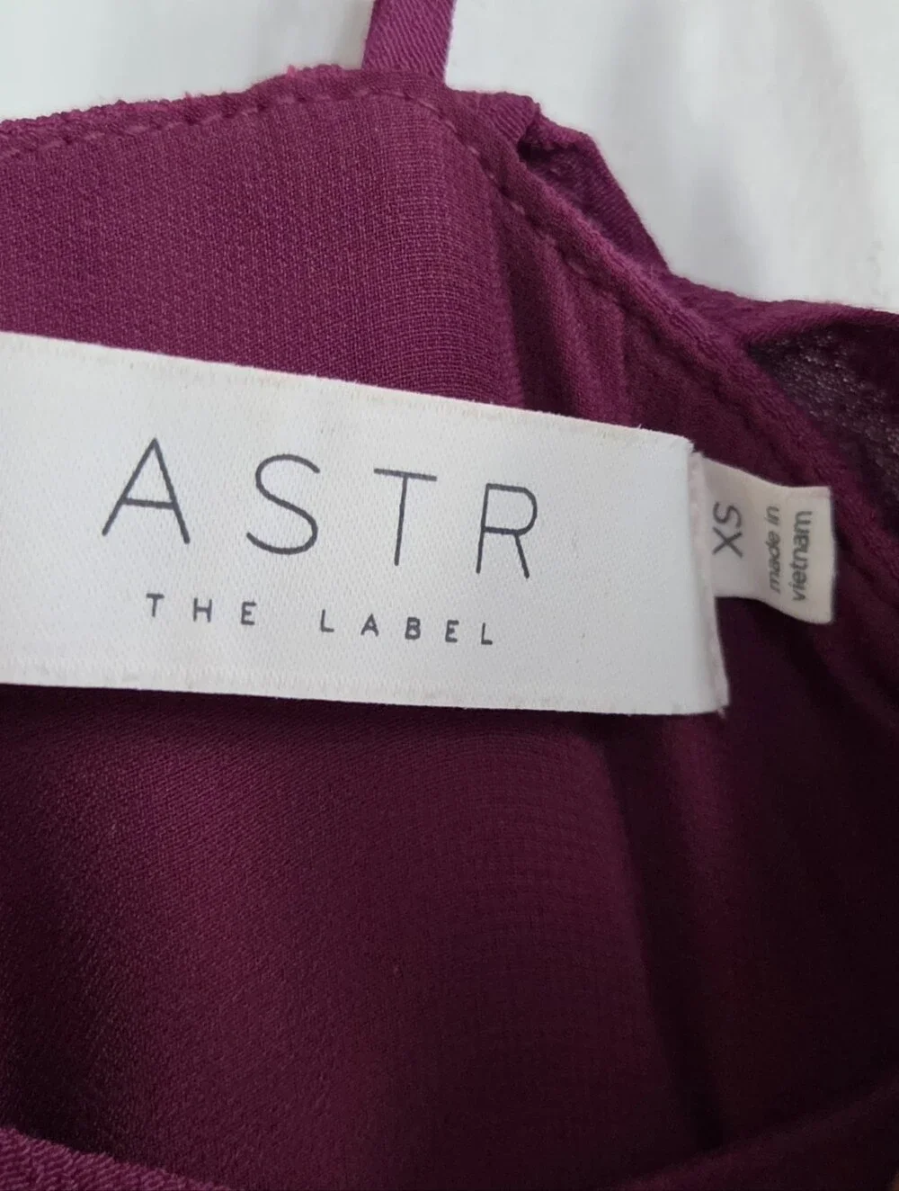 Astr | Dresses | Astr The Label Off The Shoulder Spaghetti Strap Mini ...